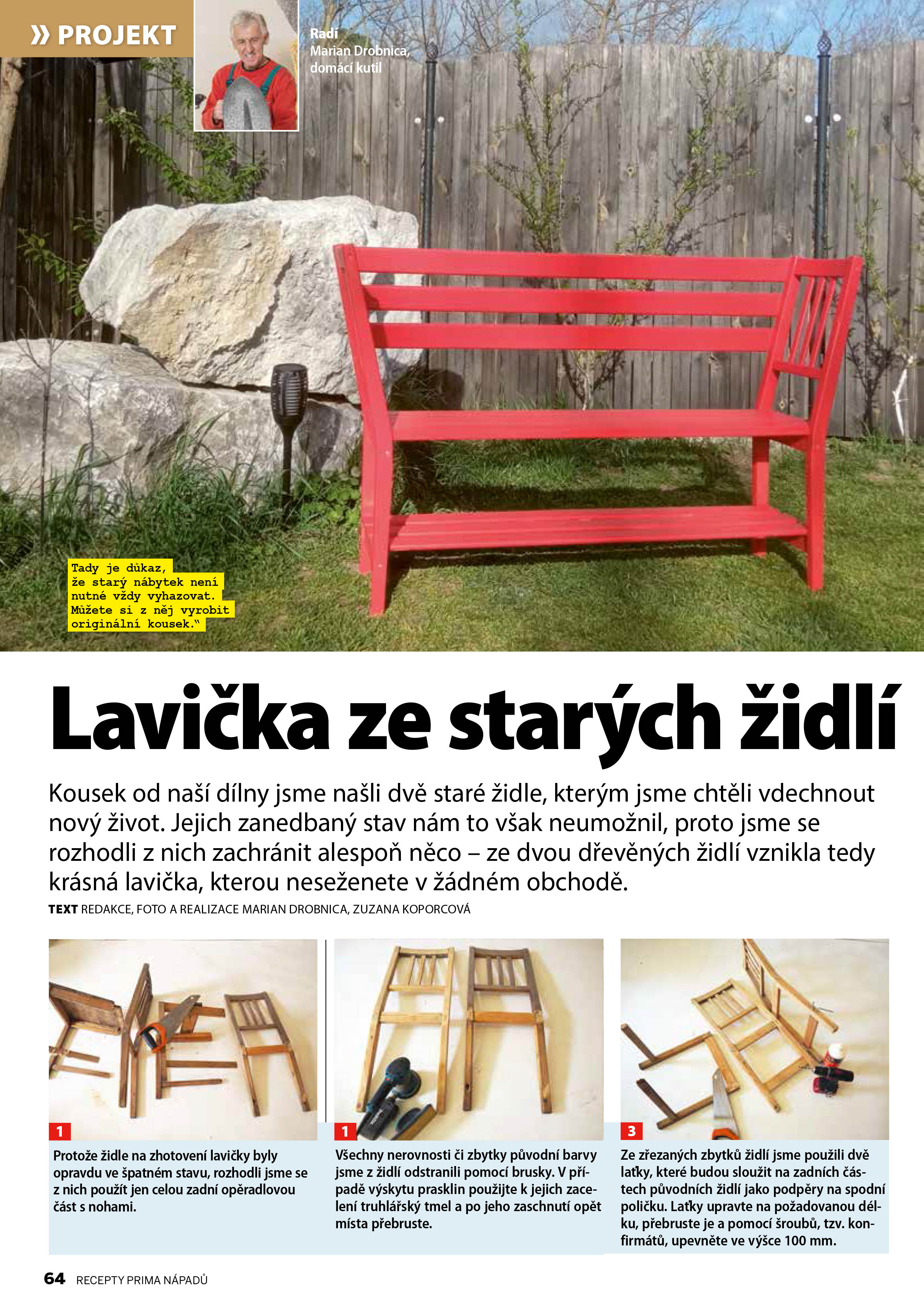 colorlak-renovacia-lavicka-zo-stoliciek-1 | COLORLAK, a.s. - Barvy ...